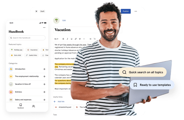 Huma | Digital handbooks that will actually get used