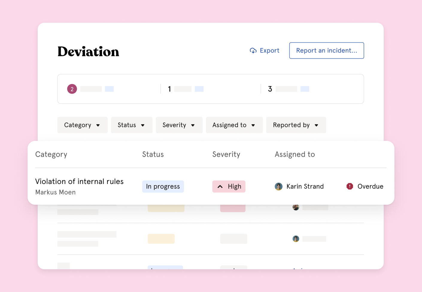 Simplify deviation management | All in one place