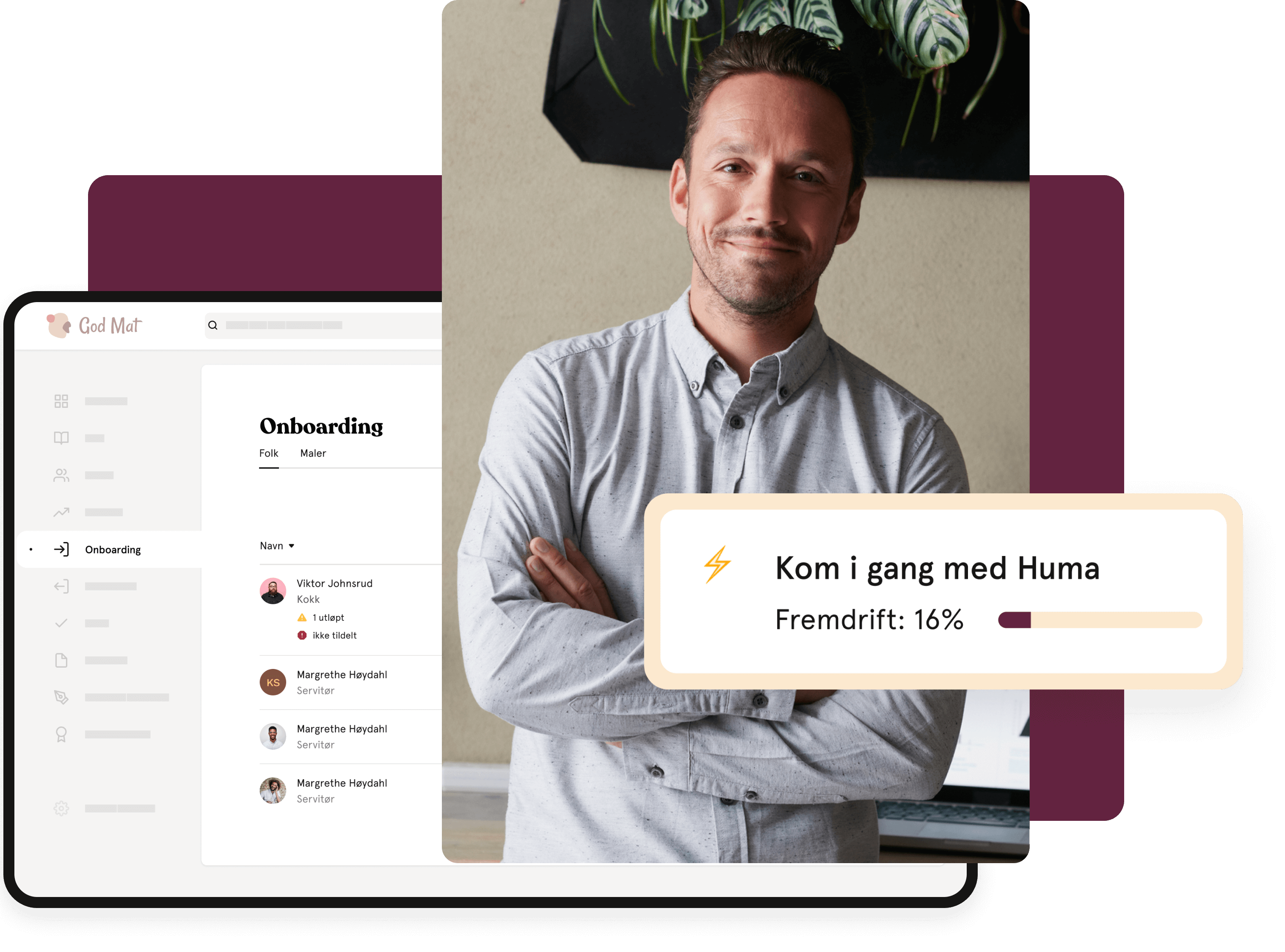 Huma HR | Prøv gratis i 14 dager