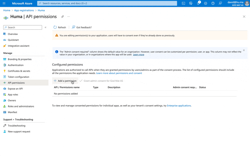 Entra ID integration
