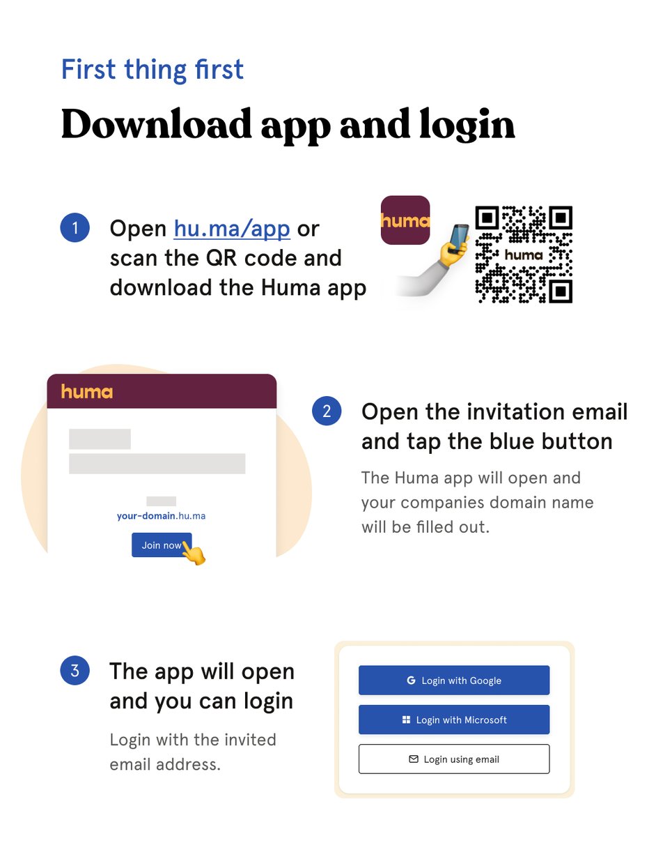 How to download the Huma App
