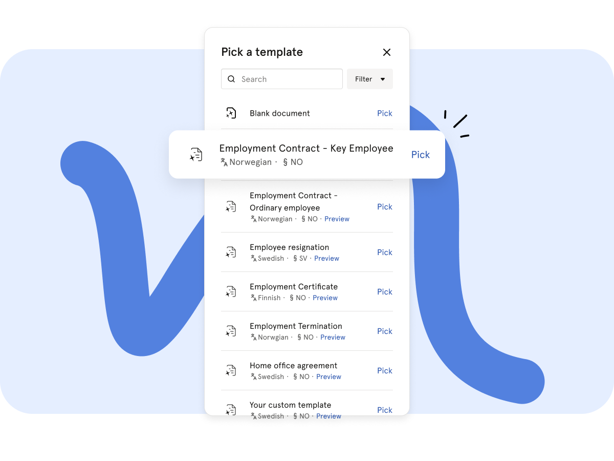 Huma | Smart templates and documents