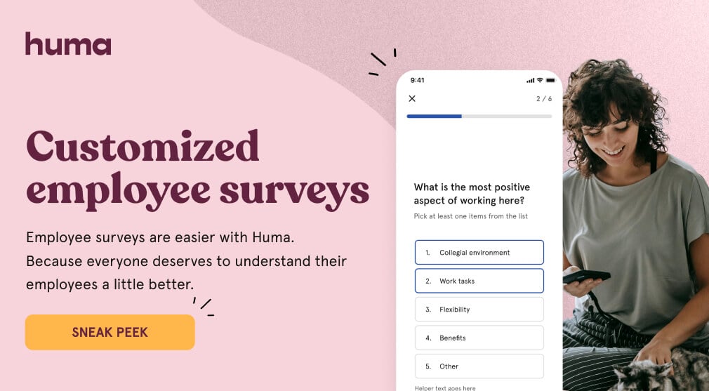 Introducing New Employee Survey Module | Huma Product Pulse